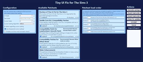 Mod The Sims Tiny Ui Fix For The Sims 3