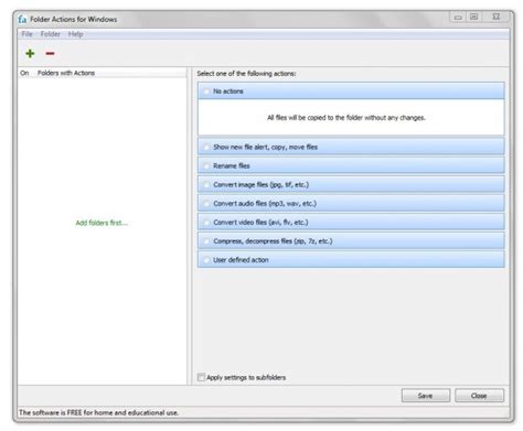 Windows Folder Actions Allows You To Automate Various Tasks By Folders Or Directories Dottech