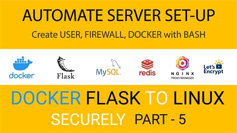 Automate Linux Server Setup Create User Firewall And Install Docker