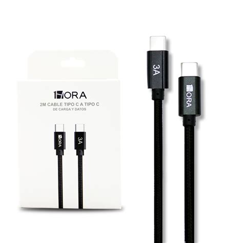 Cable Tipo Usb C 2 1a 1 5m 1hora E558 Playbox Electronics