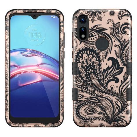 Motorola Moto E 2020 Phone Case Tuff Hybrid Shockproof Impact Armor Rubber Dual Layer Rugged