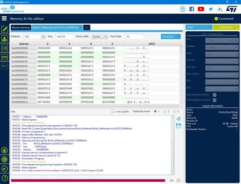 serial upload not working anymore with stm32cubepr