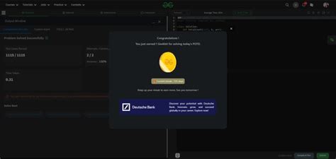 Indamma Gunna On Linkedin Problemsolving Algorithms Geeksforgeeks Codingchallenge
