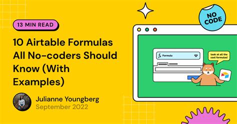 10 Airtable Formulas All No Coders Should Know With Examples Bannerbear