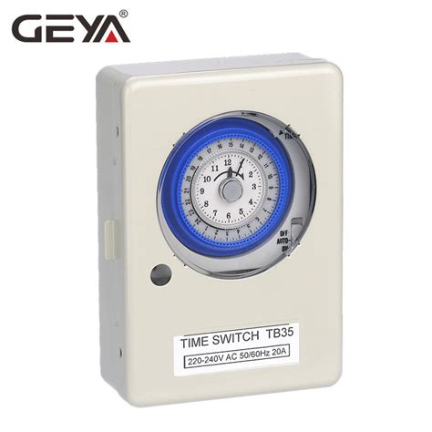 240 Volt 30 Amp Programmable Light Switch With Timer Built In
