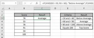 IF With AND Function In Excel
