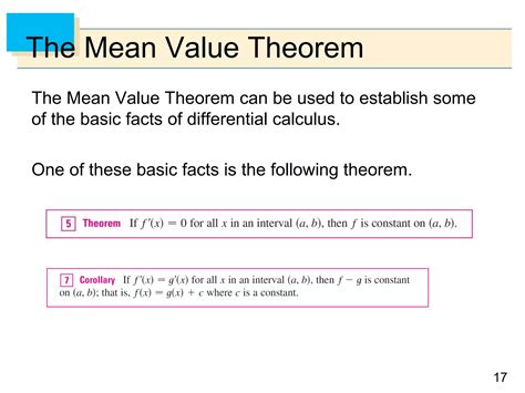 Mean Value Theorem Ppt