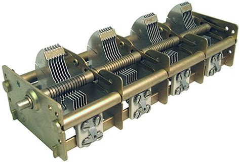 4 Section Air Variable Capacitor Surplus Sales Of Nebraska