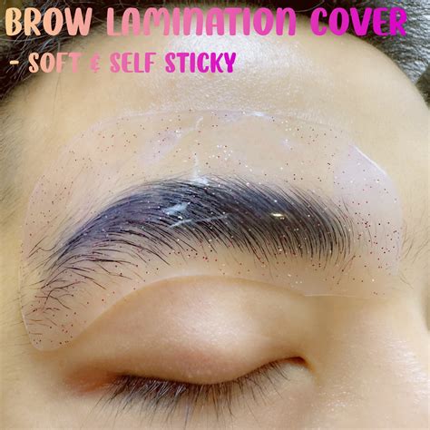 Reusable Silicone Brow Patch Gel For Eyebrow Lamination Uv Light