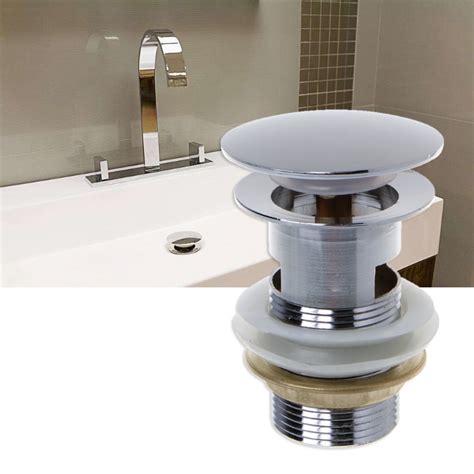 Bathroom Sink Drain Stopper Sink Tap Push Button P Grandado