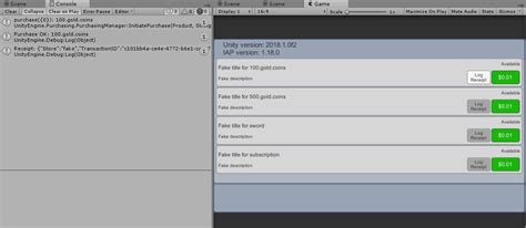 in app purchase error in 2018 2 0b3 works in 2018 1 0f2 unity