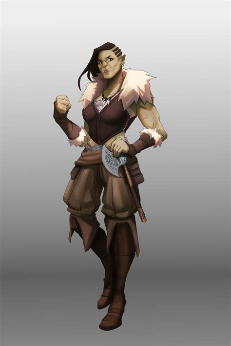 Female Half Orc Ranger