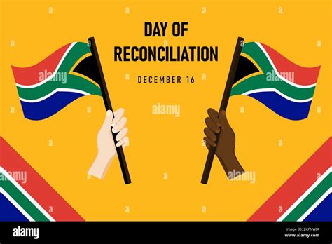 Day Of Reconciliation Background Vector Design Illustration Stock