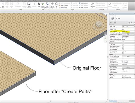 Bottom Material Showing Up On Sides Of Floor Autodesk Community