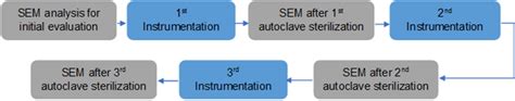 Flowchart Of Sem Analysis Instrumentation And Autoclave Sterilization Download Scientific
