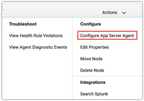 App Agent Node Properties