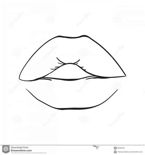 Губы Раскраски 70 фото
