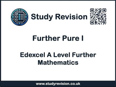 Further Pure 1 Flashcards Edexcel A Level Further Mathematics Teaching Resources