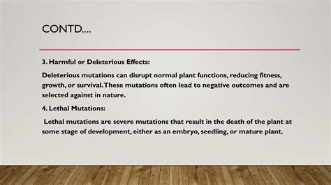 About The Mutation And Its Types In Plants Pptx Gardening Home And Garden