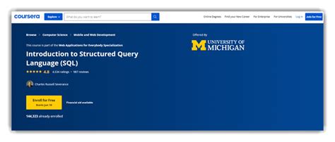 Best FREE SQL Courses With Certification
