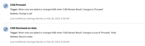 Automation Workflows Not Executing Smartsheet Community