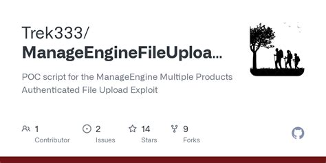 Github Trek333manageenginefileuploadexploit Poc Script For The Manageengine Multiple