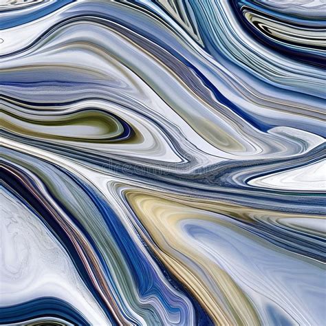 An Interpretation Of Marble With Swirling Textures And Veins Creating An Elegant And Refined