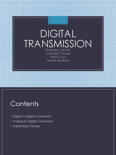 Digital Transmission Descargar Gratis Pdf Sampling Signal Processing Data Transmission