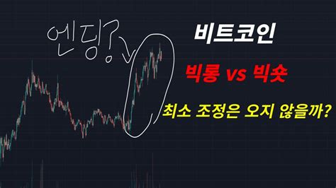 비트코인 이거 최소 조정은 나올 것 같은데 Youtube