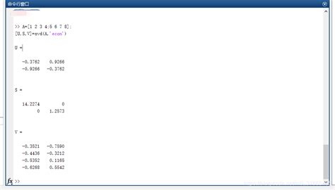 Matlab中函数svd是什么意思matlab Svd函数 Csdn博客