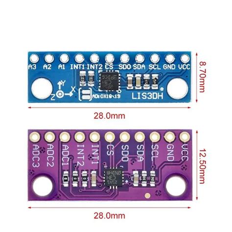 LIS3DSH LIS3DH Triaxial Accelerometer Module Xpart Electronic