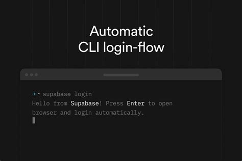 Automatic Cli Login Rsupabase