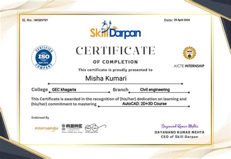 skill darpan on linkedin congratulations misha kumari