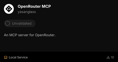 Openrouter Mcp Mcp Servers · Lobehub