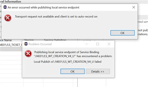 Error While Publishing V4 Version Service With Rap Sap Community