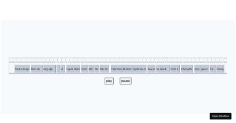Timeline Editor Codesandbox