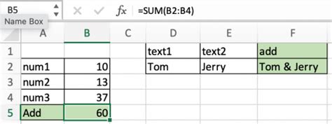 How To Add Cells In Excel