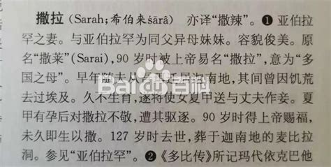 撒莱 文献类参考资料 百度百科