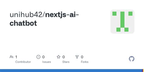 Github Unihub42nextjs Ai Chatbot