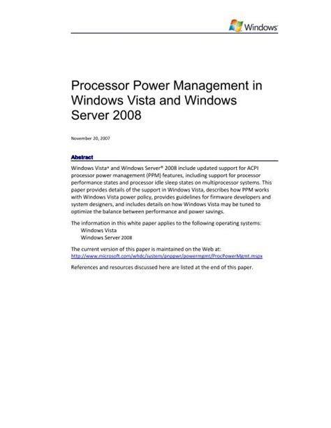 ProcPowerMgmt Pdf Firmware Encoding Index