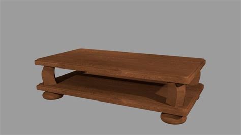 How To Model And Texture A Wooden Table In Blender