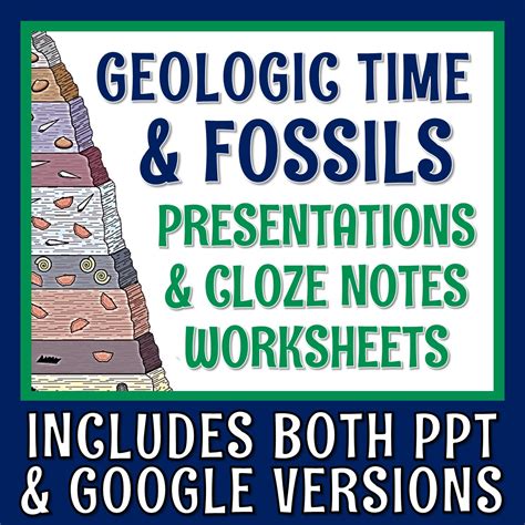 Fossils And Geologic Time Notes Flying Colors Science