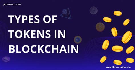 Types Of Tokens In Blockchain What Is A Crypto Token By Ritesh