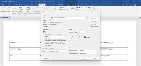 How To Print Envelopes Using Word From Data In Excel Web Grid