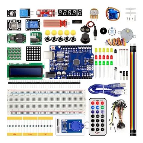 Kit Uno Starter Kit Arduino Uno R Placa De Desenvolvimento Parcelamento Sem Juros