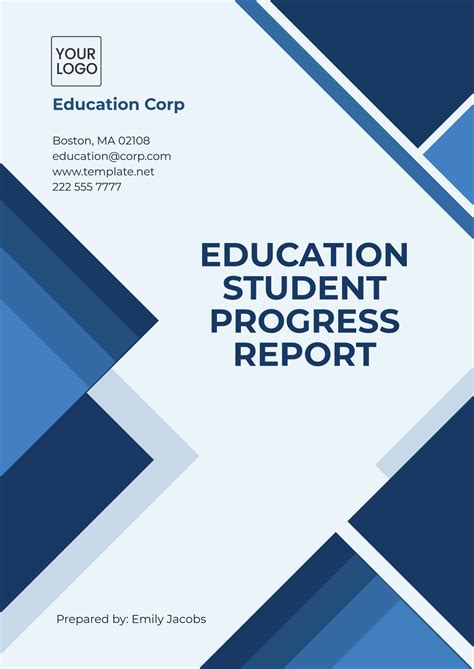 Free Education Student Progress Report Template To Edit Online