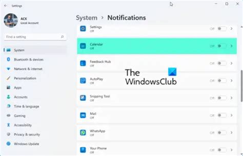 How To Turn Off Calendar App Notifications In Windows 11