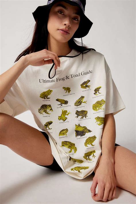 Urban Outfitters Uo Ultimate Frog And Toad Guide T Shirt Dress In Brown