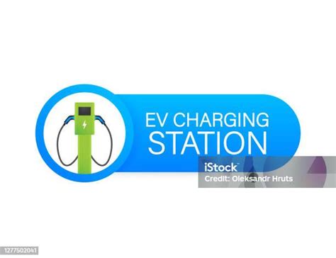 Ev 충전소 배너 벡터 스톡 일러스트레이션입니다 가리키기에 대한 스톡 벡터 아트 및 기타 이미지 가리키기 건물 정면 겨냥