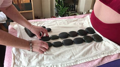 Stone Therapy Hot Stone Placement Diagram